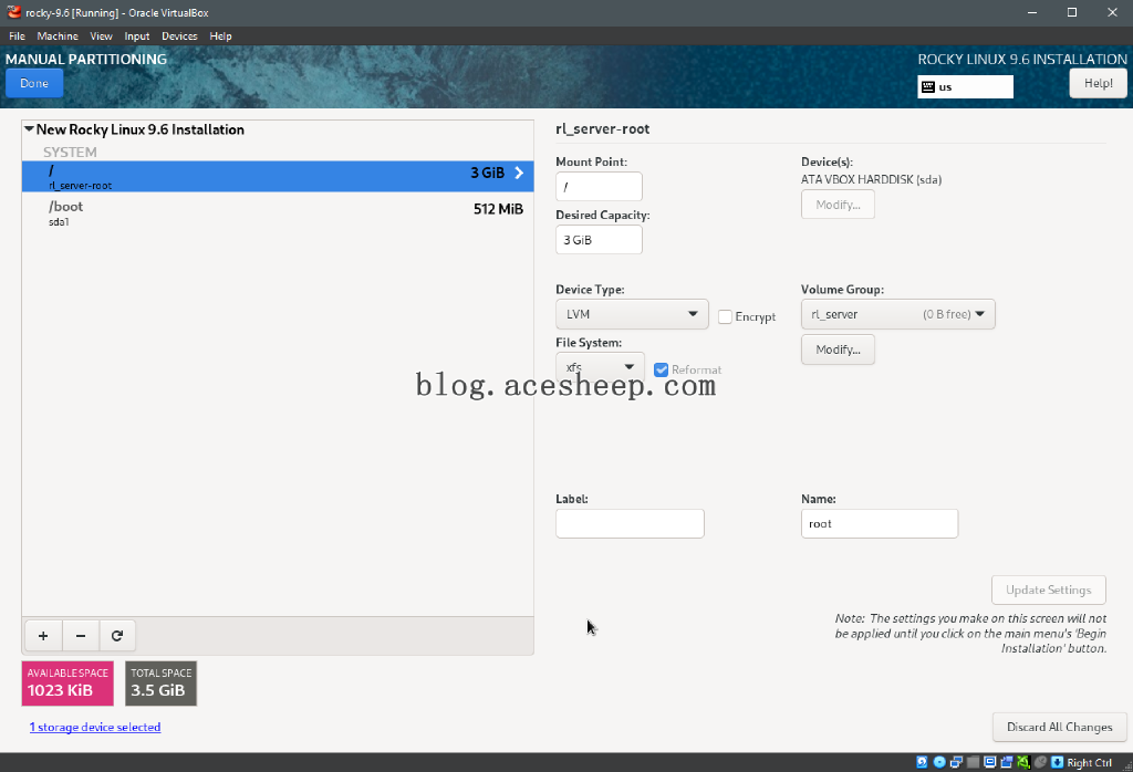 制作属于自己的 Linux DD 包: Rocky 9 - AceSheep