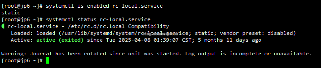 启用 rc.local 脚本开机自启动 - AceSheep