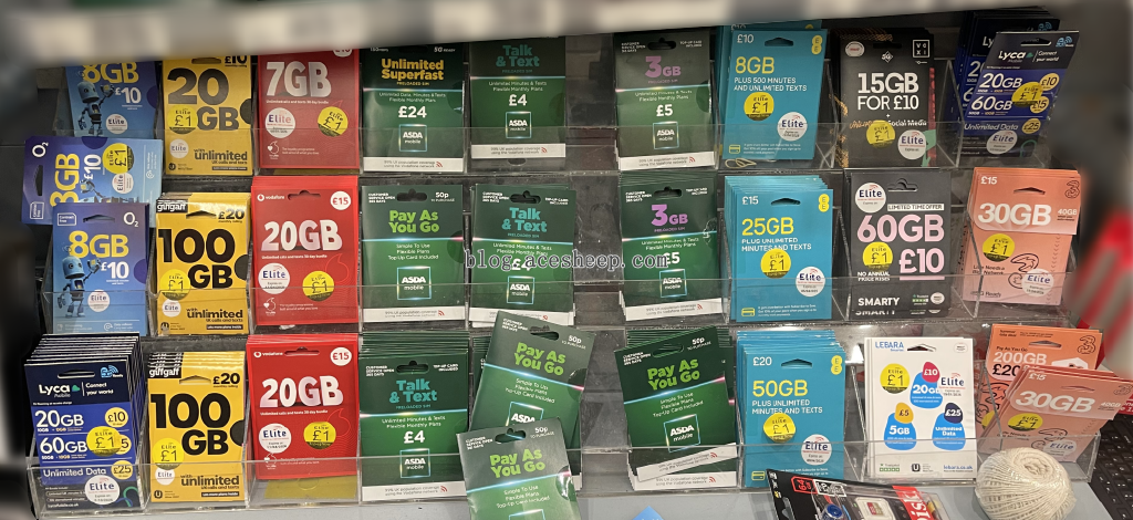 英国 Vodafone PayGo 保号卡 - AceSheep